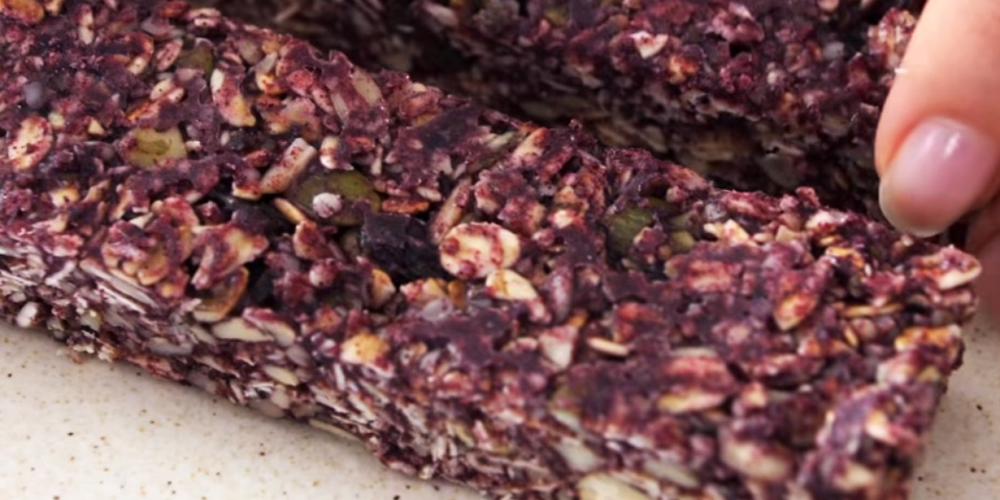 No Bake Brain Health Granola Bars† - Drink Ārepa